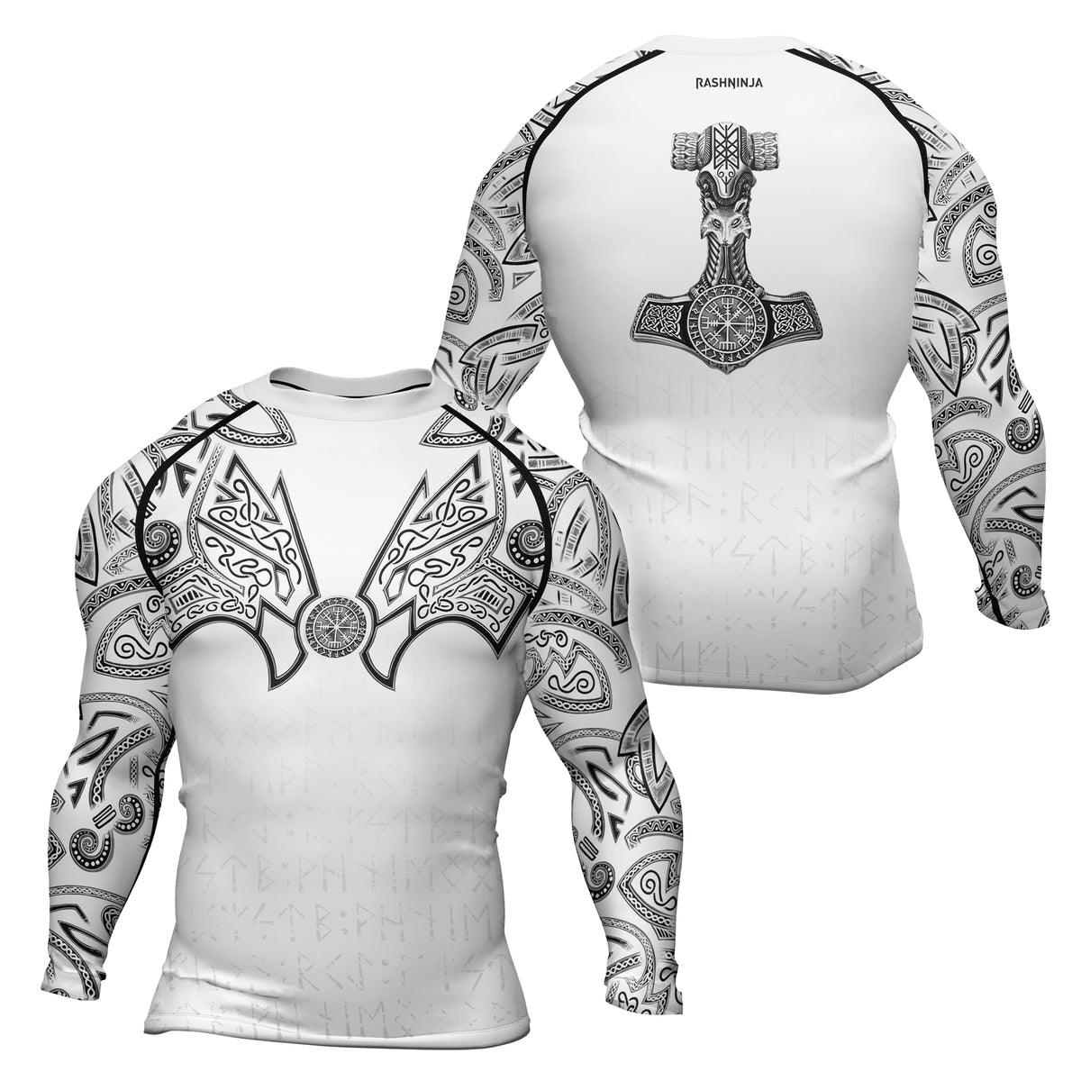 Rashninja Thor's Hammer Ranked Men's Long Sleeve Rash Guard