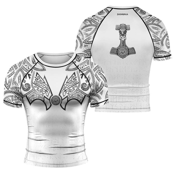 Rashninja Thor's Hammer Ranked Men's Short Sleeve Rash Guard