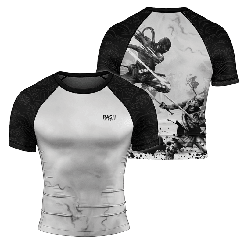 Rashninja Ninja Warfare Men's Short Sleeve Rash Guard | FIghtwear