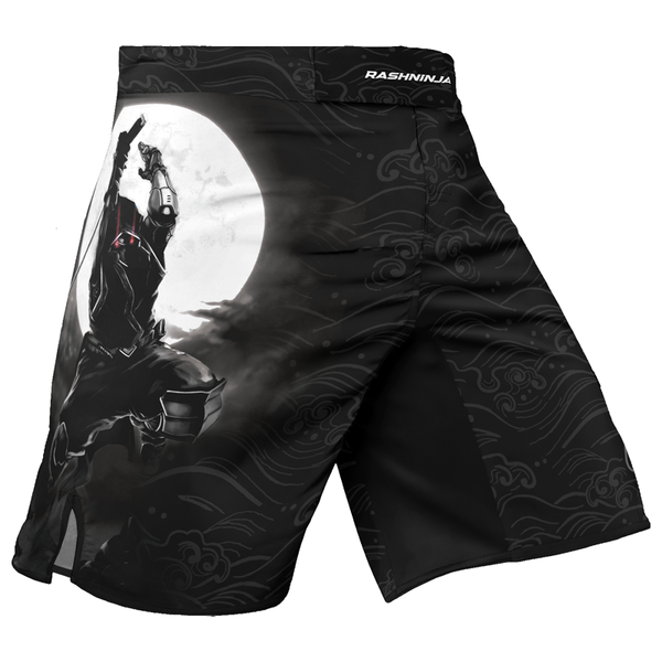 Rashninja Shadow Warriors Men's Fight Shorts | Ninja MMA Fight Shorts