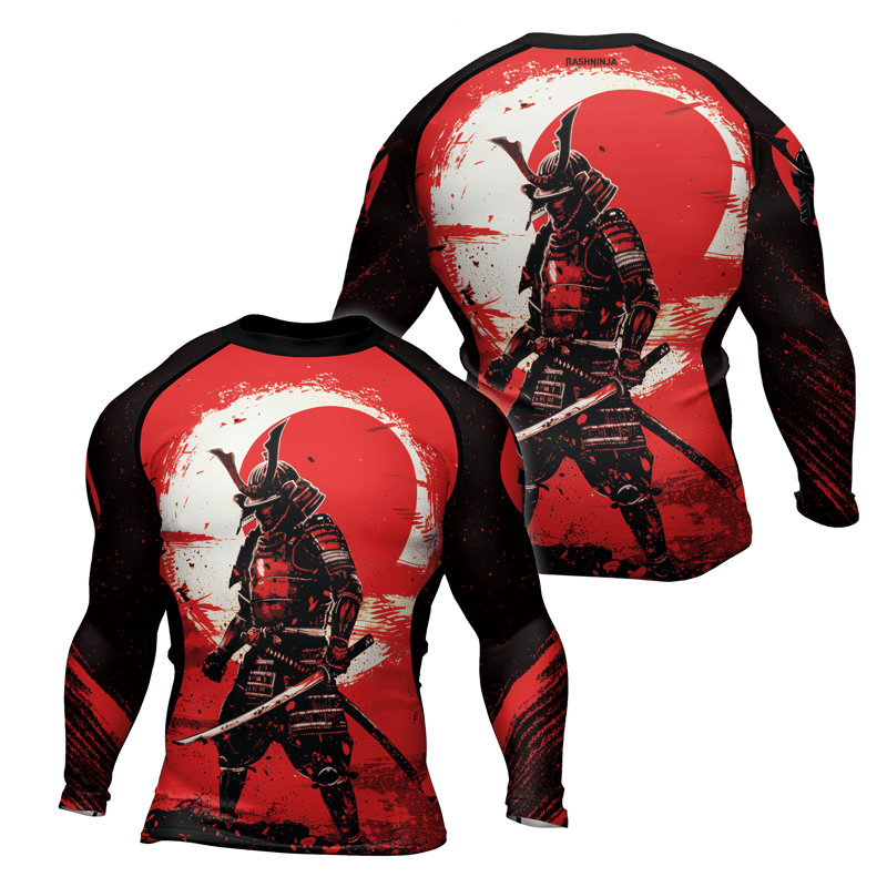Rashninja Blade of the Samurai Men's Long Sleeve Rash Guard
