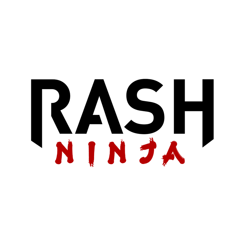 Rashninja Cherry Blossom Samurai Warrior Men's Long Sleeve Rash Guard