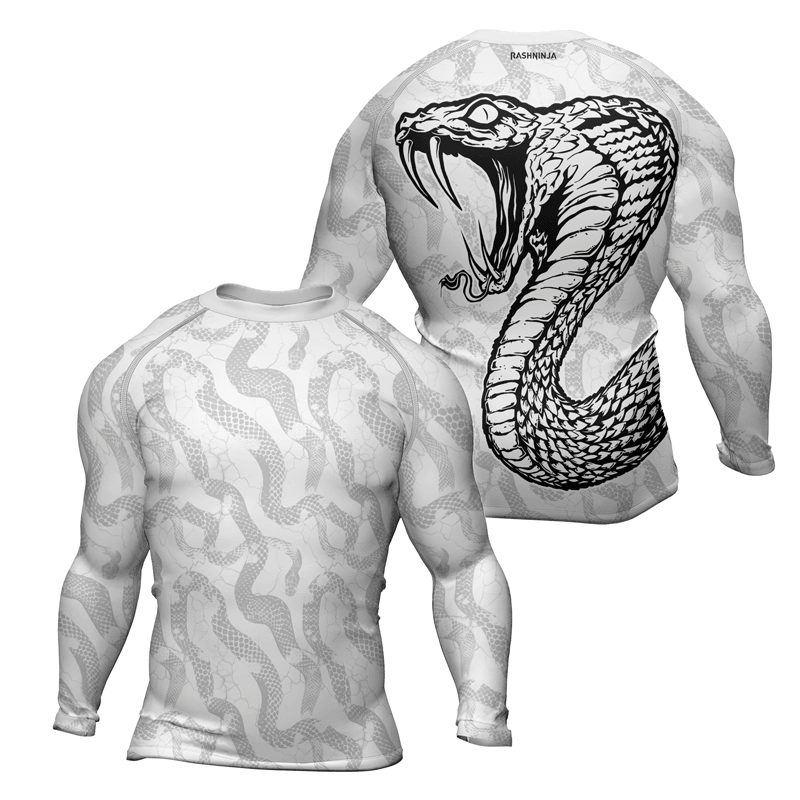 Rashninja King Cobra Men's Long Sleeve Rash Guard | Fightwear