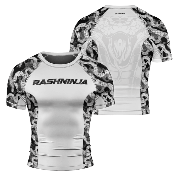 Rashninja Strong Snake Men's Short Sleeve Rash Guard | Fightwear
