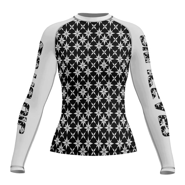 Rashninja Camouflage white Fusion Women's Long Sleeve Rash Guard