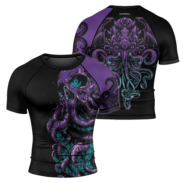 Rashninja Cthulhu Rises Men's Short Sleeve Rash Guard | Fightwear