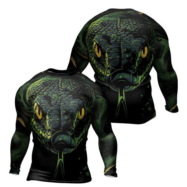 Rashninja Shadow Viper Men's Long Sleeve Rash Guard | Fightwear