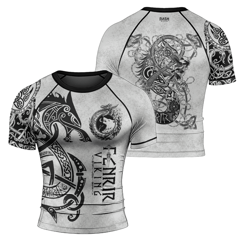 Rashninja Fenrir Viking Men's Short Sleeve Rash Guard | Fightwear