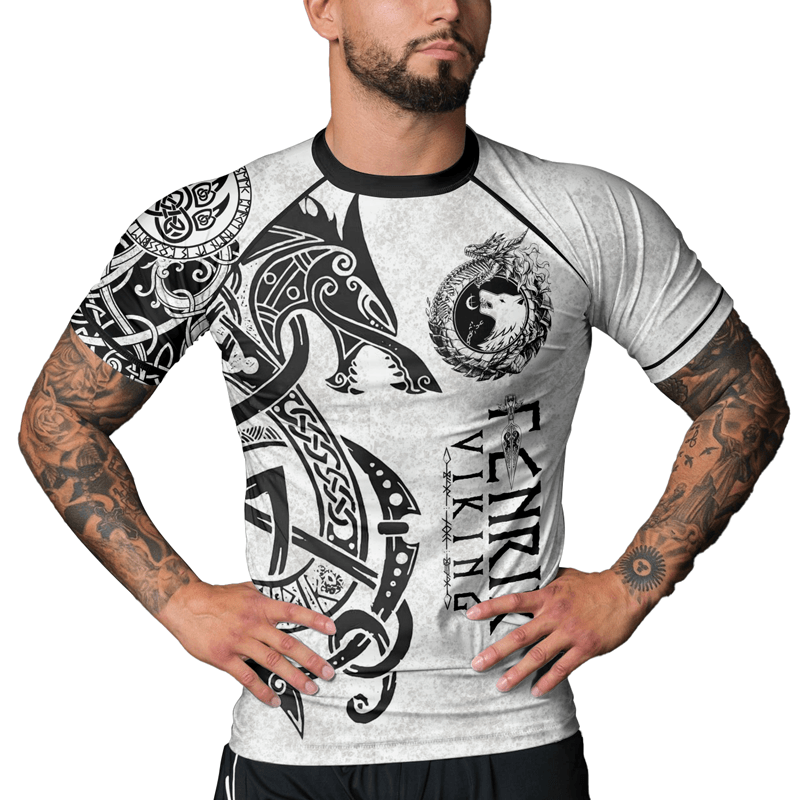 Rashninja Fenrir Viking Men's Short Sleeve Rash Guard | Fightwear