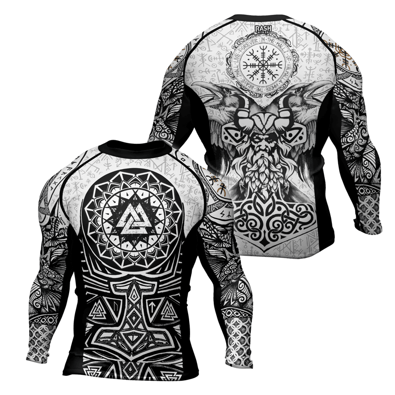 Rashninja Odin Viking Men's Long Sleeve Rash Guard | Fightwear