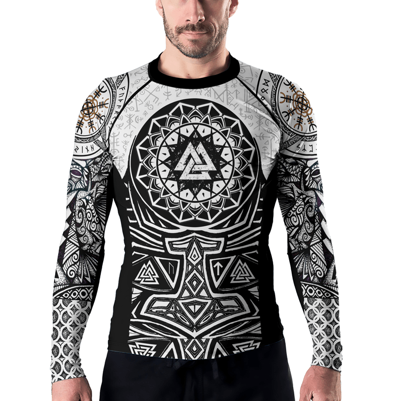 Rashninja Odin Viking Men's Long Sleeve Rash Guard | Fightwear