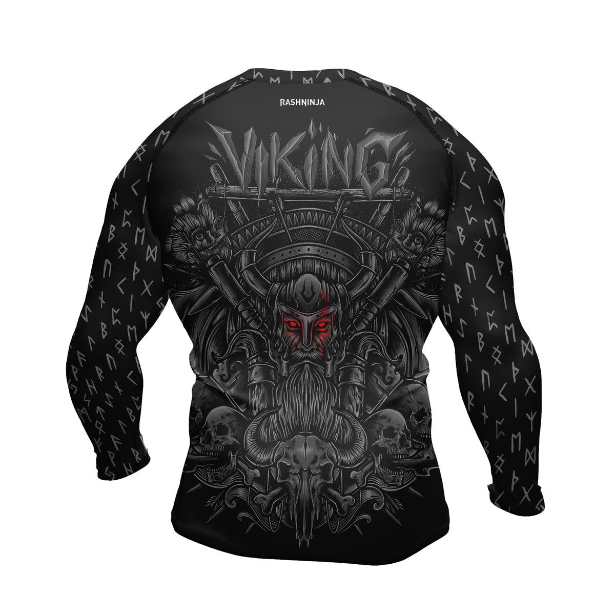Rashninja Viking Jormungandr Men's Long Sleeve Rash Guard | Fightwear