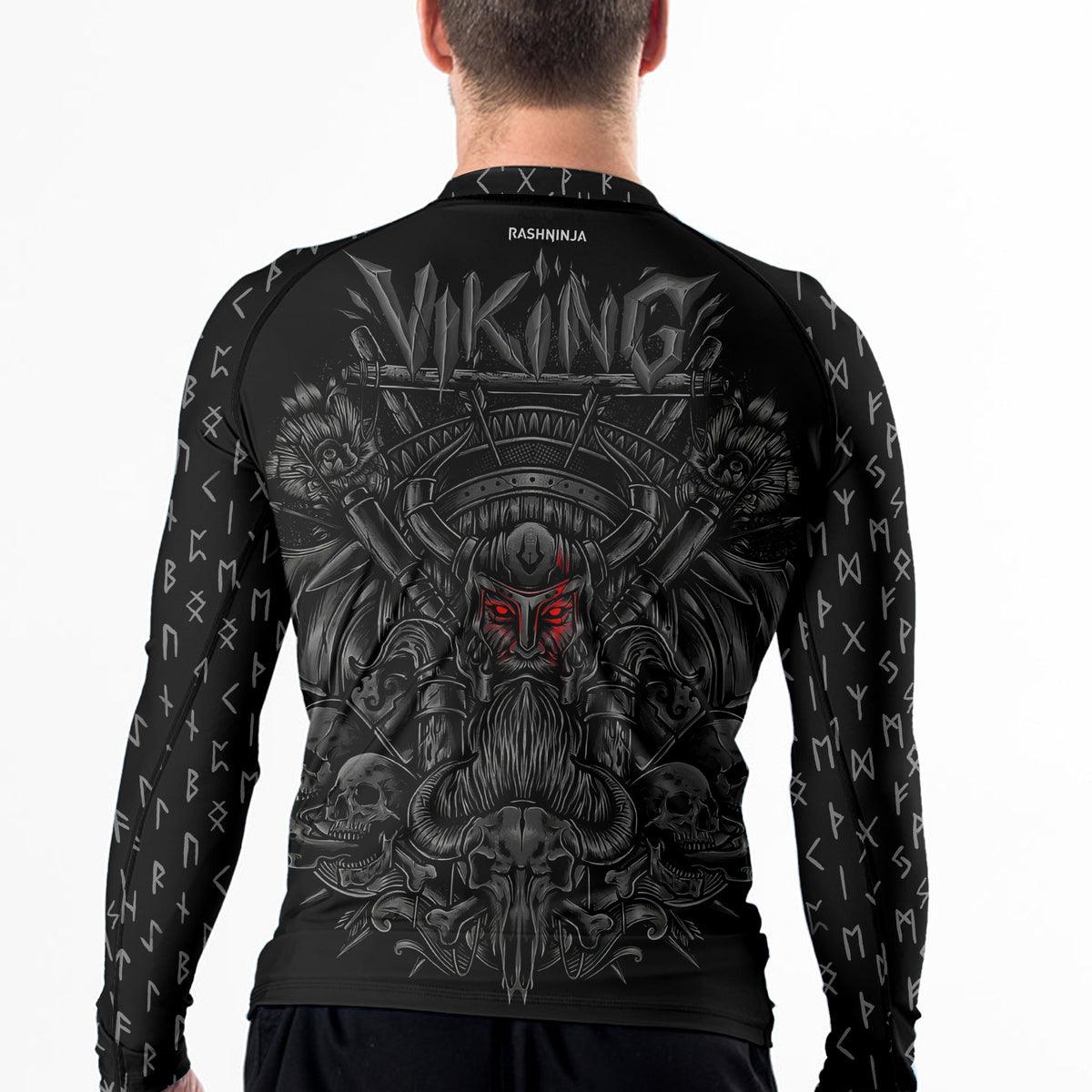 Rashninja Viking Jormungandr Men's Long Sleeve Rash Guard | Fightwear