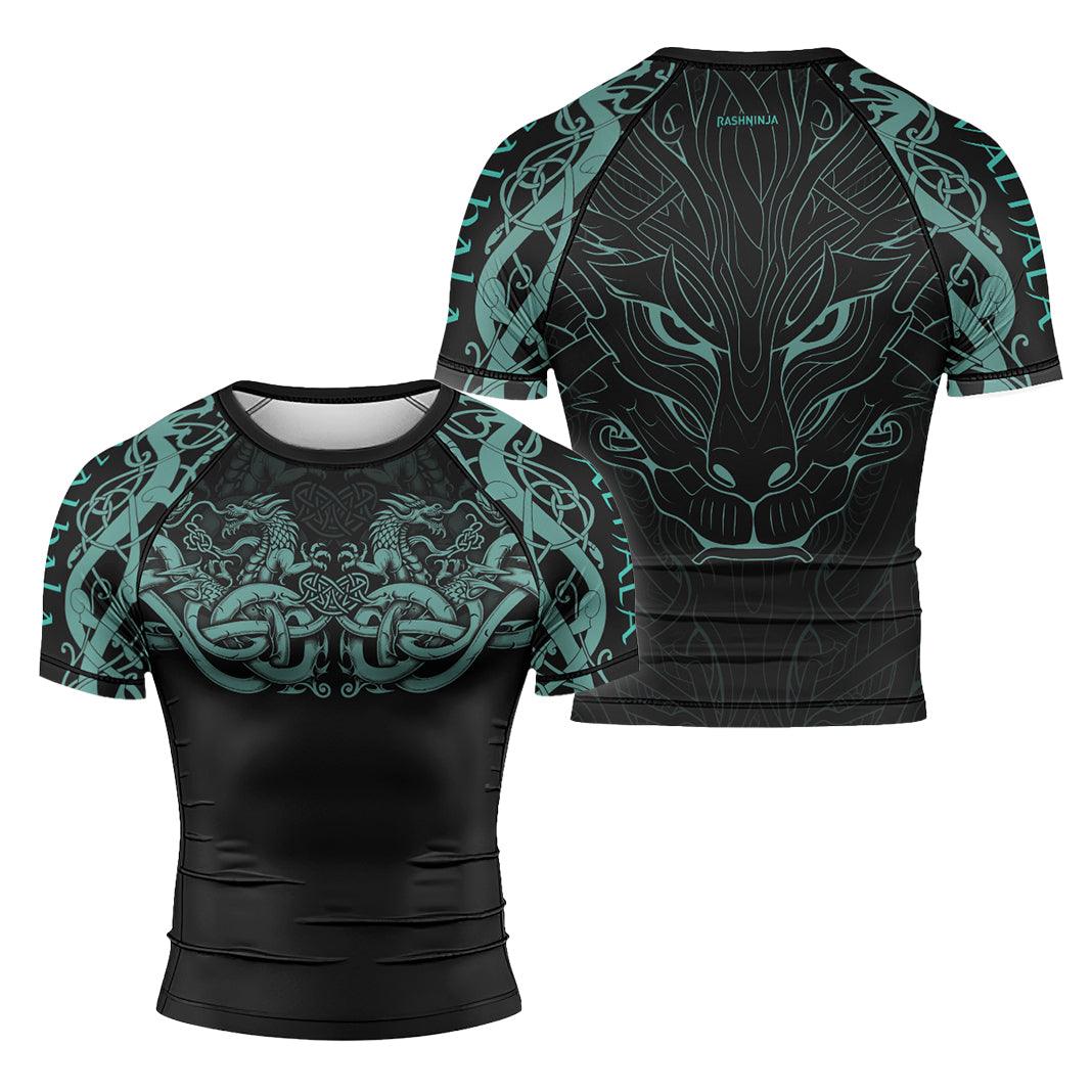Rashninja Nordic Dragon Guardian Men's Short Sleeve Rash Guard